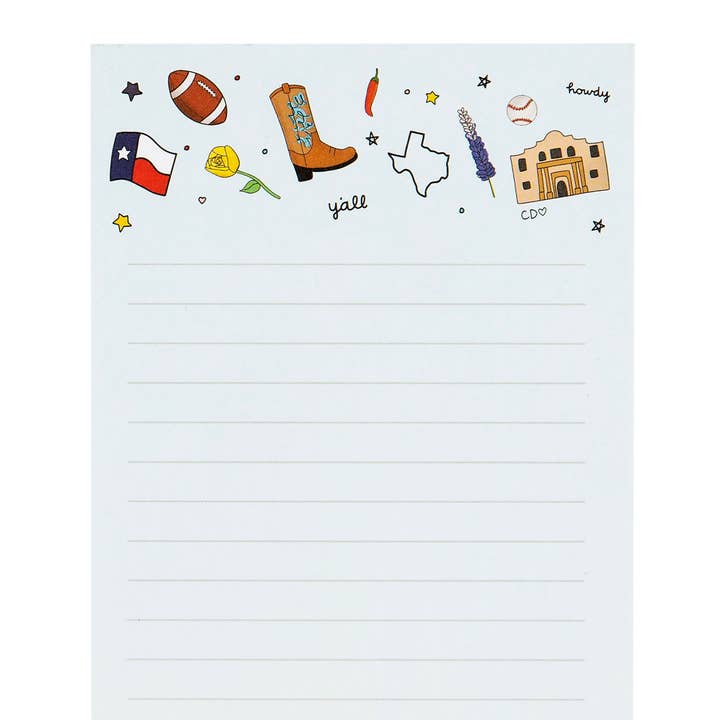 Texas Notepad – Kirby’s Kloset